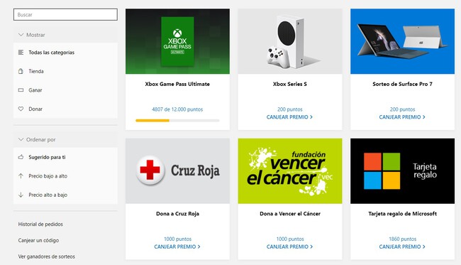 Microsoft Rewards, el programa de fidelización de Microsoft y Xbox. Qué ...