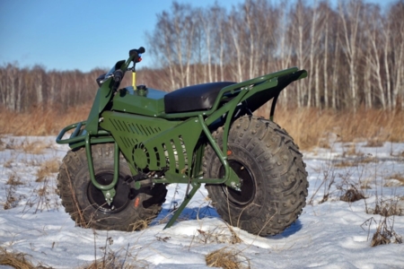 Taurus 2x2, la moto de Putin con tracción integral, desmontable, ligera ...