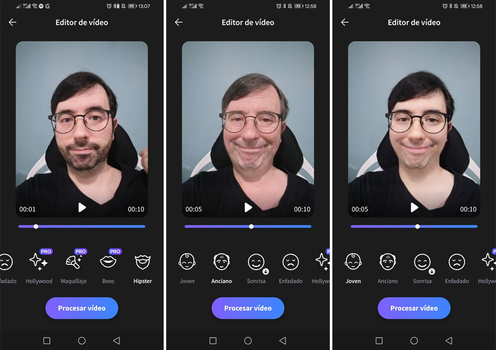 FaceApp se pasa a los vídeos: ya puedes aplicar efectos de sonrisa ...