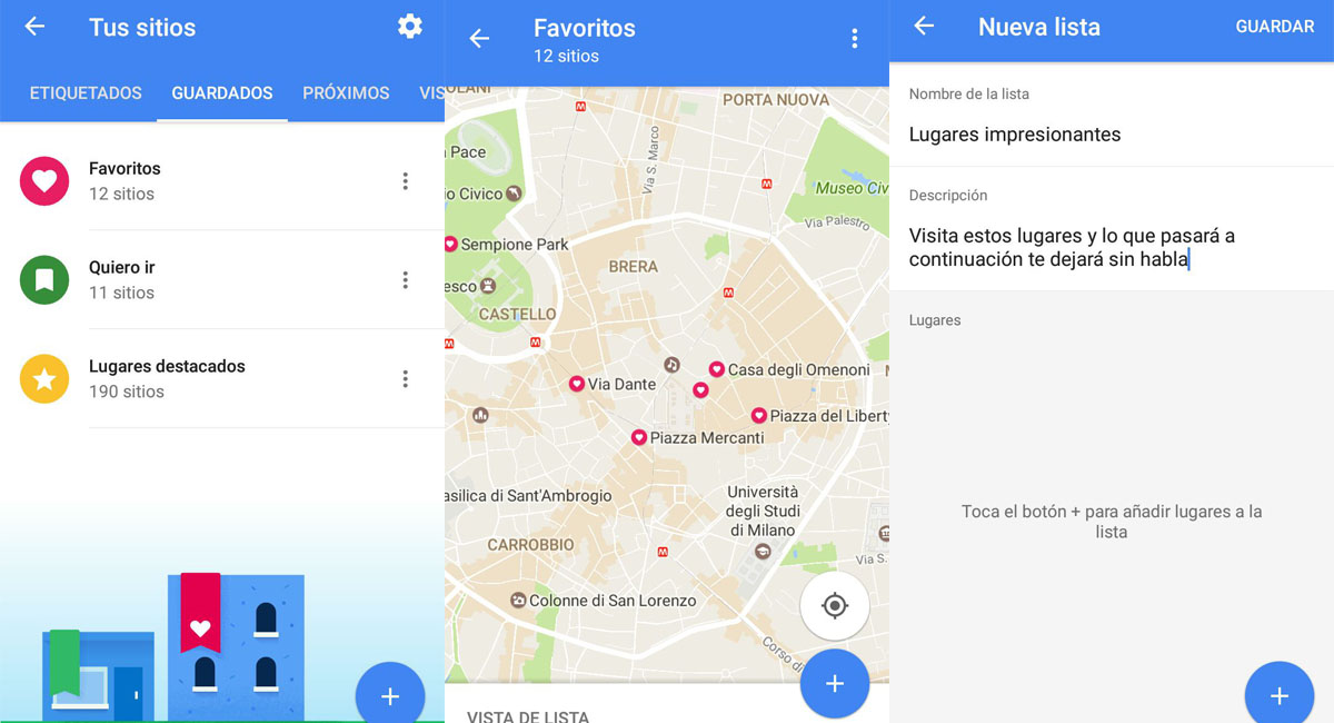 Las listas de lugares en Google Maps, más cerca de estar disponibles ...