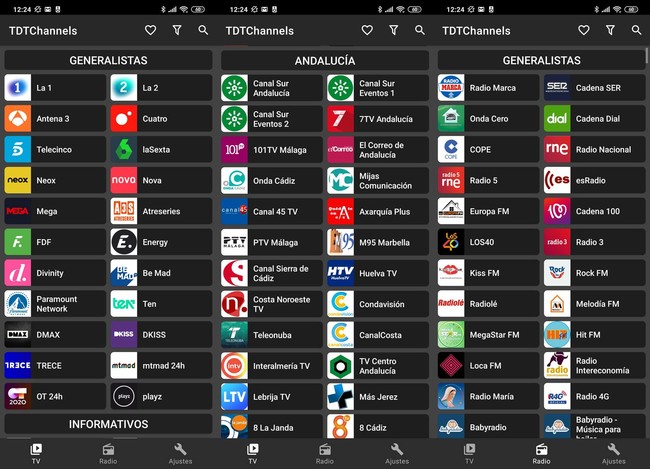 TDT Channels, una de las mejores apps para ver la tele en Android, se actualiza con modo oscuro ...