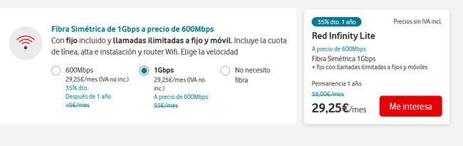 Red Infinity Lite, la nueva propuesta de Vodafone para ganar terreno a ...