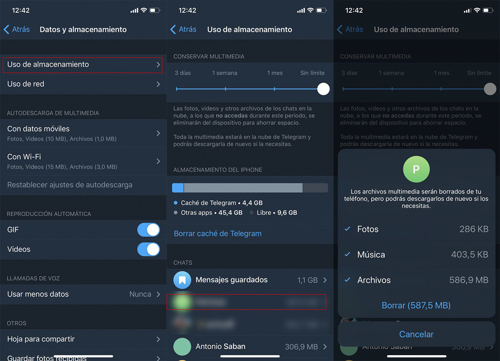 Dónde se guardan los audios de WhatsApp y Telegram