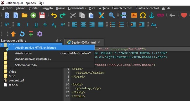 Así puedes crear tus propios archivos ePub usando Sigil