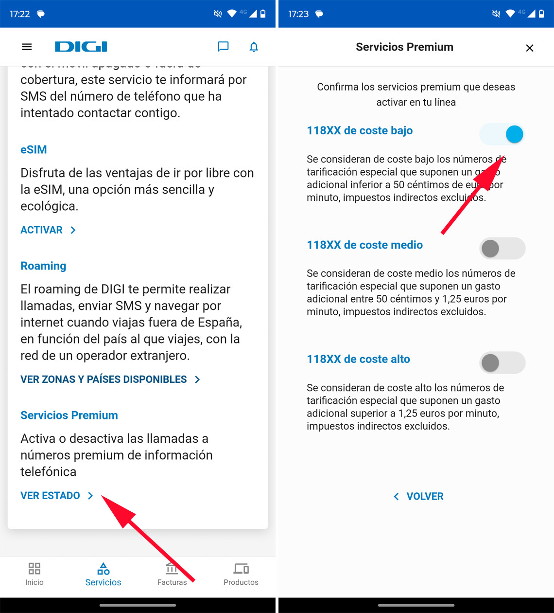 Tengo Digi en el móvil y este sencillo ajuste me ha evitado muchos ...