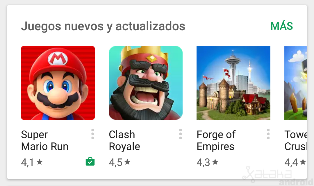 Google Play estrena interfaz, ahora más minimalista y visual