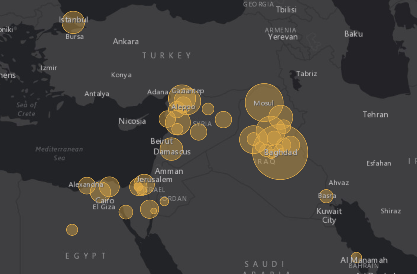 El mapa que te permite seguir todos los atentados terroristas de 2017 ...