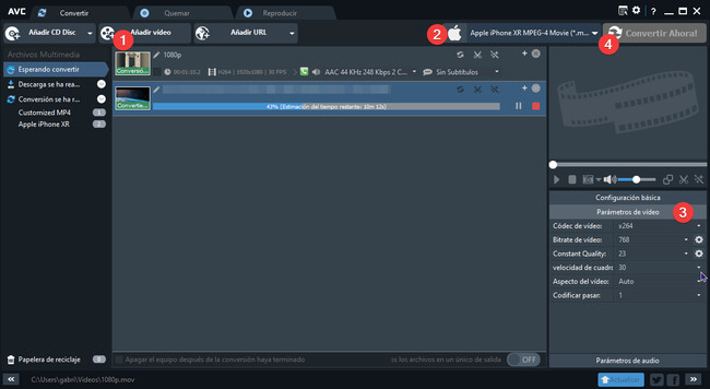 Cómo convertir un vídeo a MP4 en Windows 10