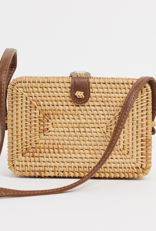 Los bolsos de mimbre para el verano 2020 son mejores compañeros los ...