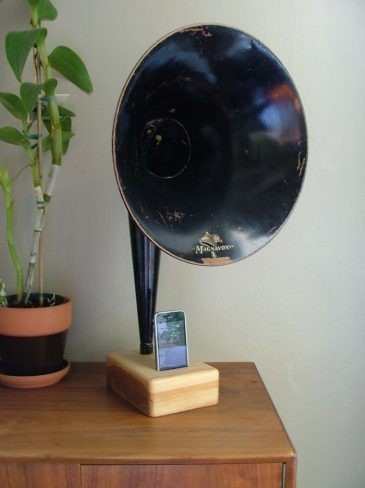 iPhone Gramophone de Matt Richmond, regreso al futuro