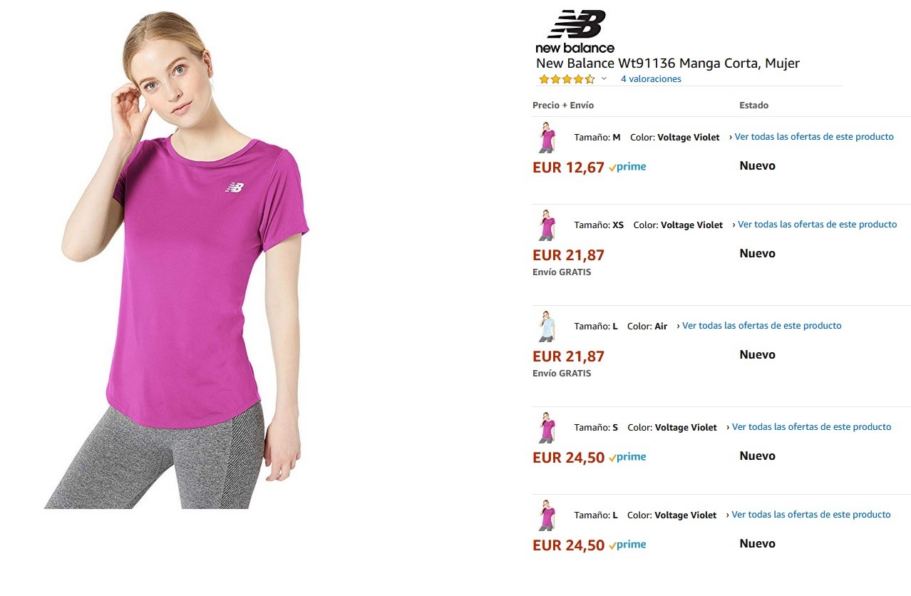 Ofertas en ropa deportiva disponibles en Amazon de marcas como Nike ...