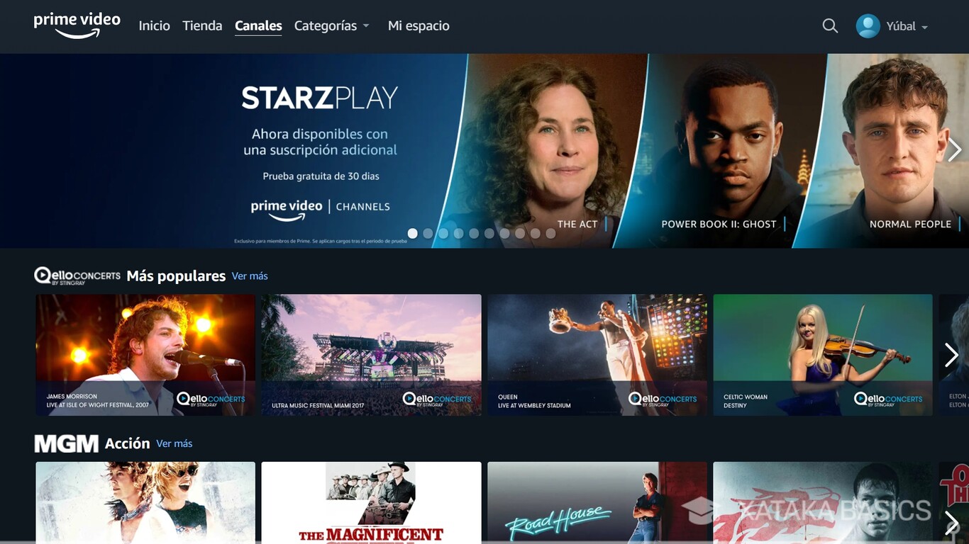 Canales de Prime Video: qué son y cómo concratar suscripciones adicionales