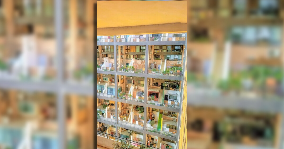 Odiamos vivir en pisos y perdernos las ventajas de una casa. En China lo solucionan con ...