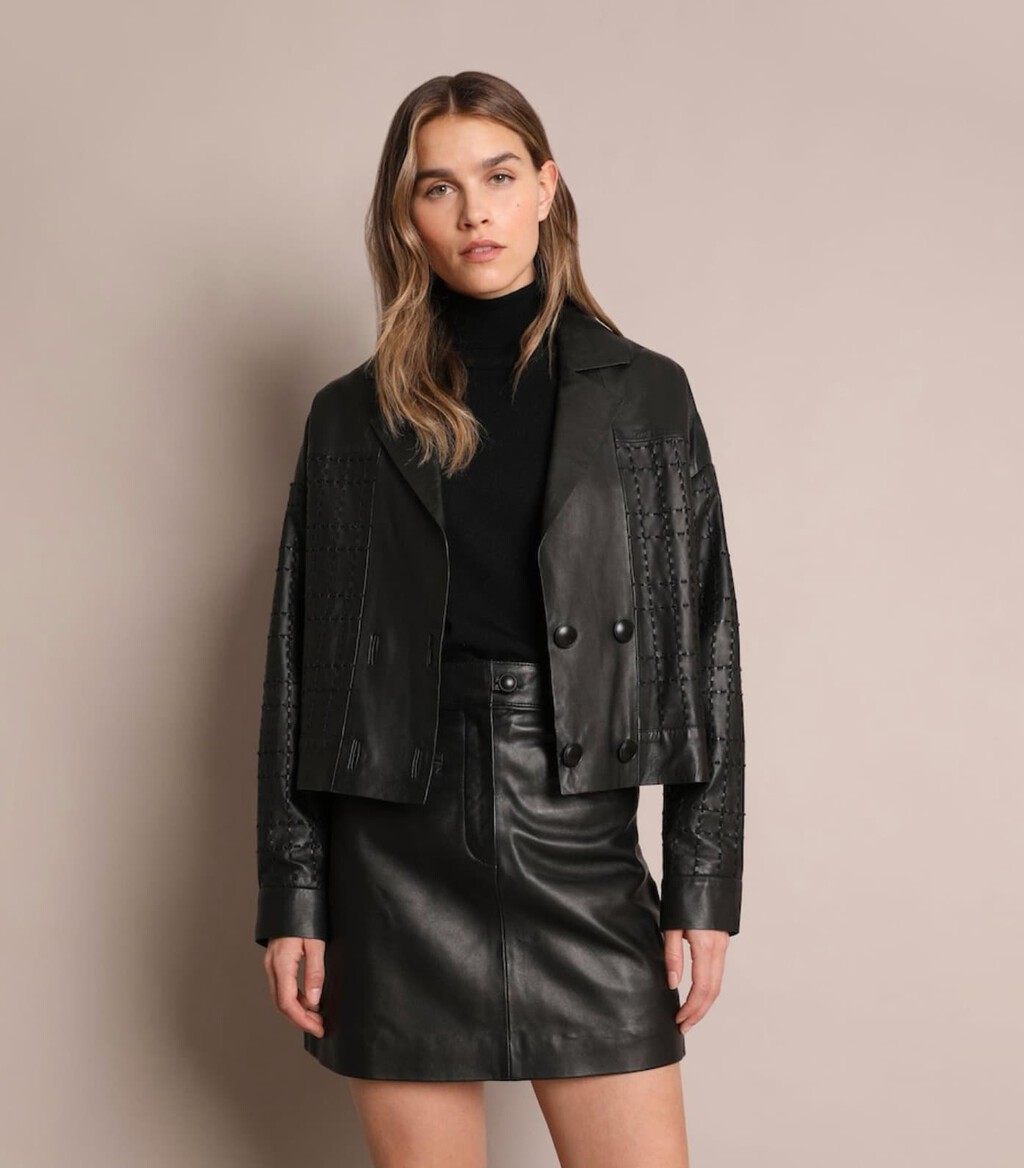 Siete cazadoras de cuero de El Corte Inglés para este otoño que son ...