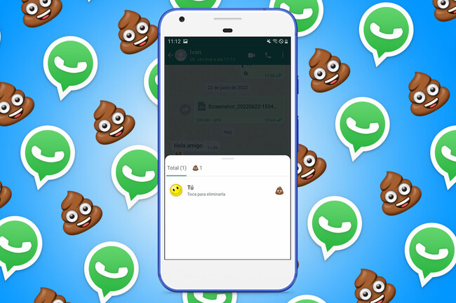 "Pepe reaccionó con una caca en WhatsApp": las reacciones con cualquier ...