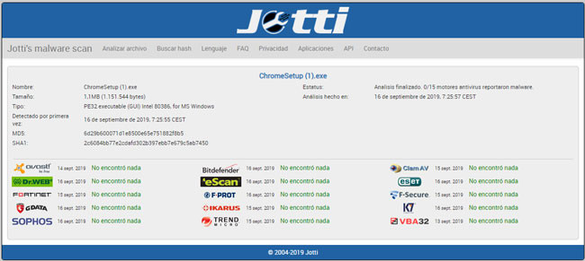 Nueve antivirus online para comprobar si un archivo está infectado