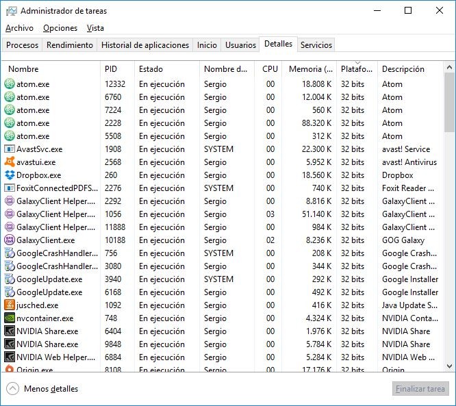 Cómo saber si un programa de Windows es de 32 o de 64 bits