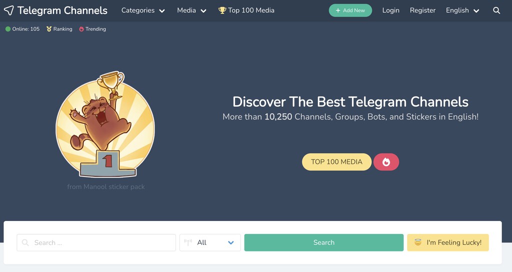 Cómo buscar canales y grupos en Telegram