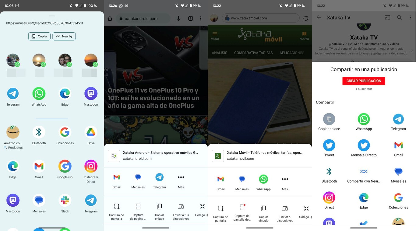 El menú de compartir es un caos, pero Google quiere arreglarlo con ...