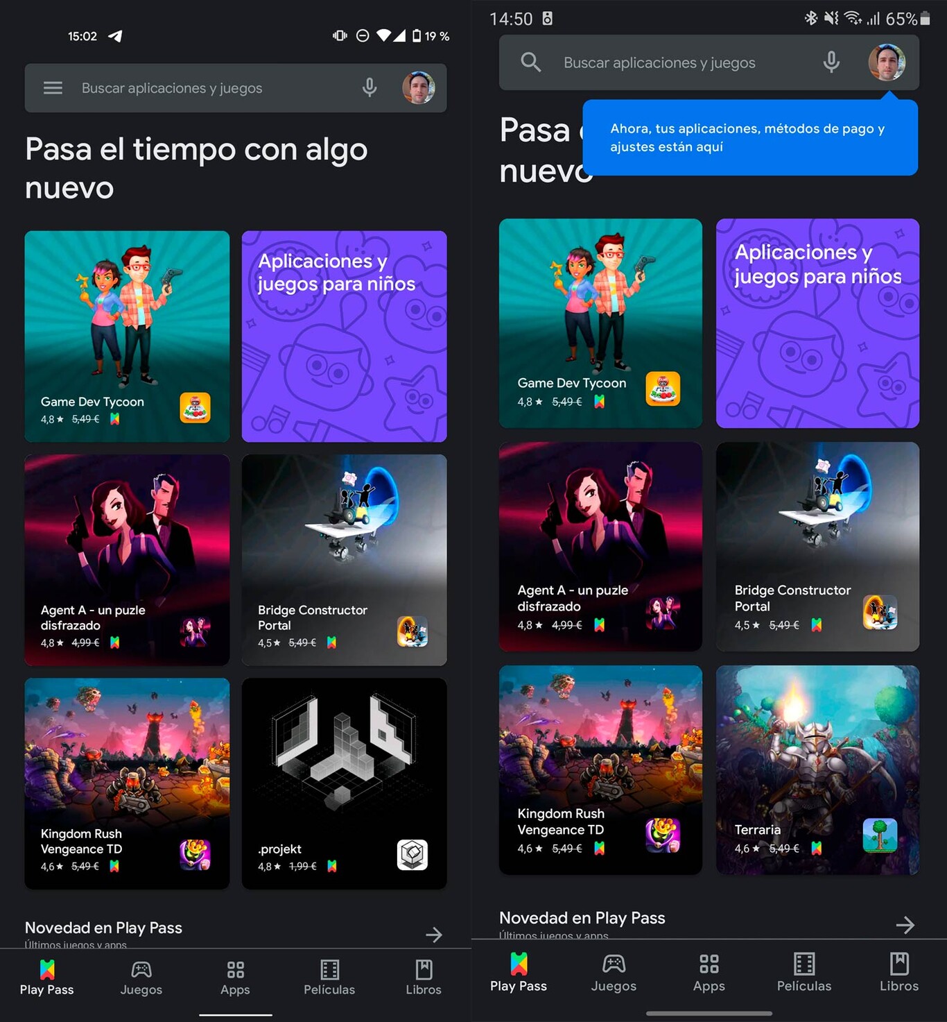 El nuevo diseño de Google Play Store comienza a estar disponible: adiós ...