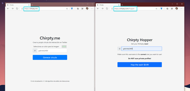 Ten cuidado al hacer tu círculo en Twitter con Chirpty: han clonado la ...