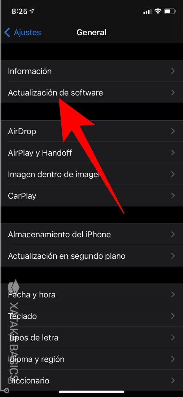 Cómo actualizar iOS a su última versión