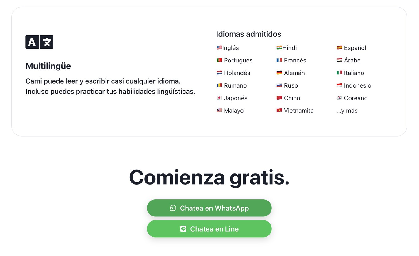 Cami o HeyCami para WhatsApp: qué es y cómo funciona este chatbot de ...