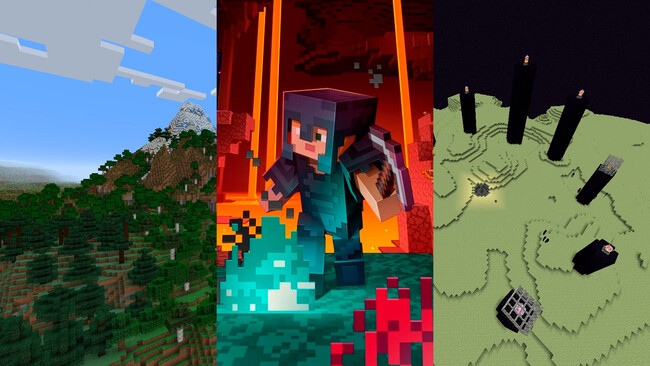 Los Mundos de Minecraft: cuáles son y todo lo que debes saber sobre ellos