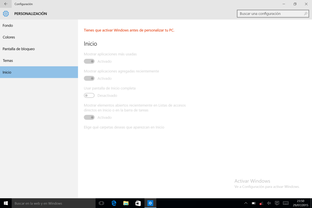 Cómo personalizar el menú de Inicio de Windows 10