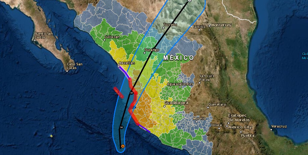 El huracán Roslyn ya es de categoría 4 y está por golpear a México: esto es lo que hay que saber