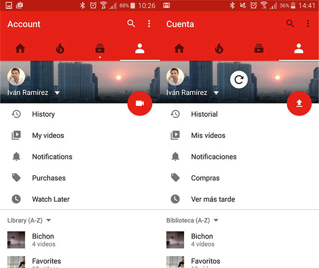 YouTube sigue cambiando ligeramente su interfaz para hacerla más intuitiva