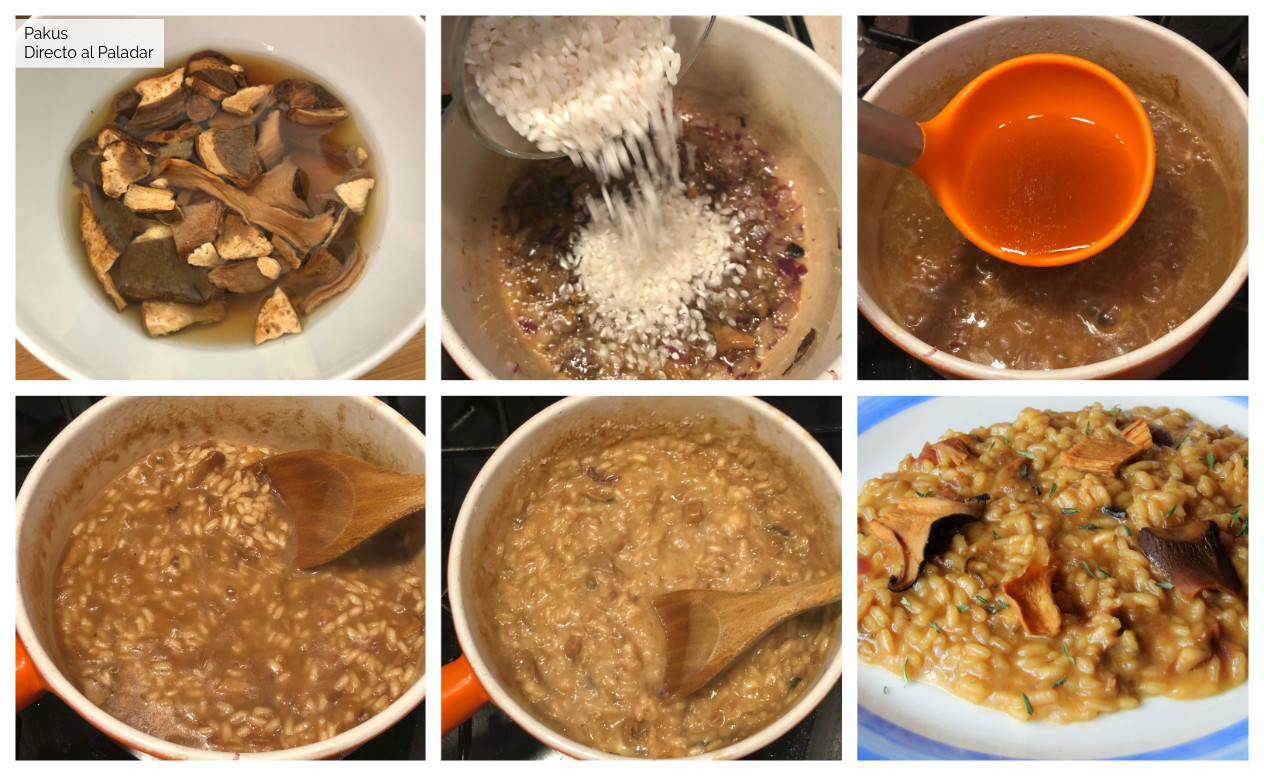 Cómo hacer un risotto de boletus