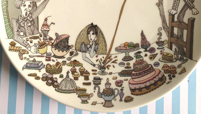 La comida en los cuentos de hadas, preciosos platos ilustrados a mano ...