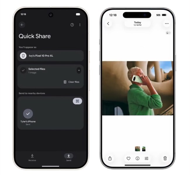 El Quick Share de Android por fin funciona con AirDrop: Google acaba con el problema de enviar ...