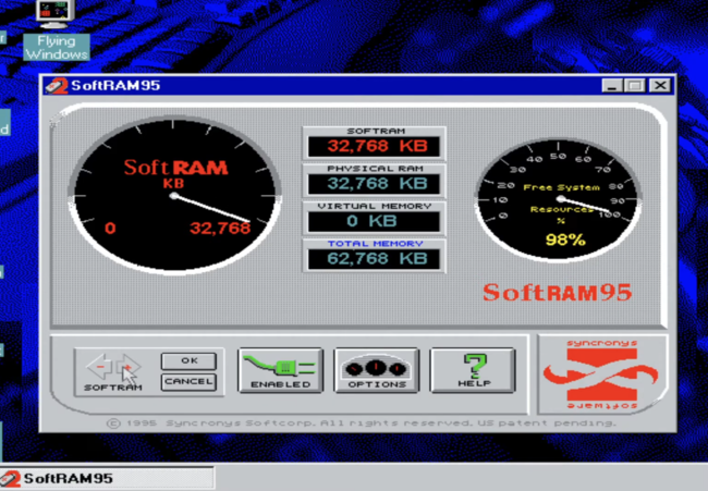 SoftRAM prometía doblar la memoria RAM de tu PC. En realidad ni lo ...