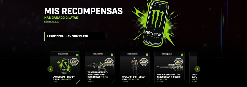 Cómo canjear códigos de Monster Energy en Black Ops 7 - Call of Duty: Black Ops 7 - 3DJuegos
