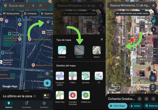 Aparcar en la calle es más fácil con esta vista de Google Maps. Siempre ...