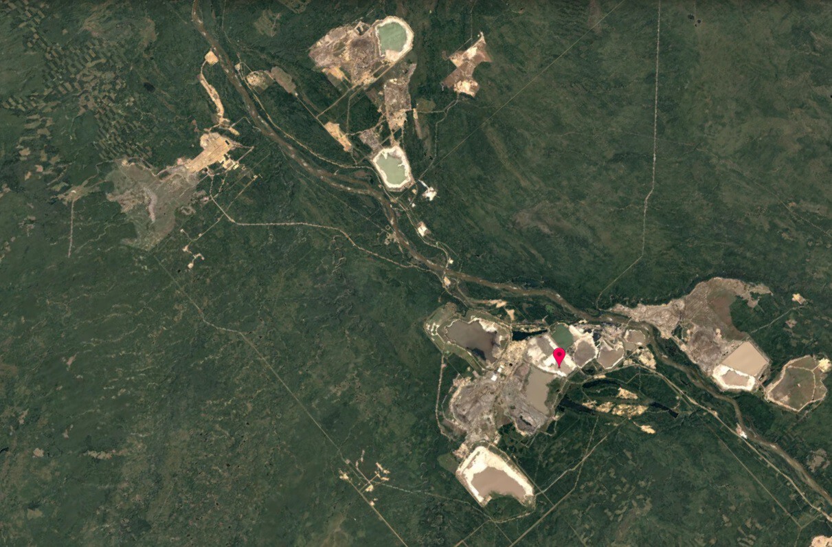 La expansión de una mina y de su entorno a lo largo de 30 años ...