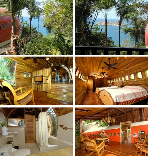 Costa Rica: suite construida en un Boeing 727