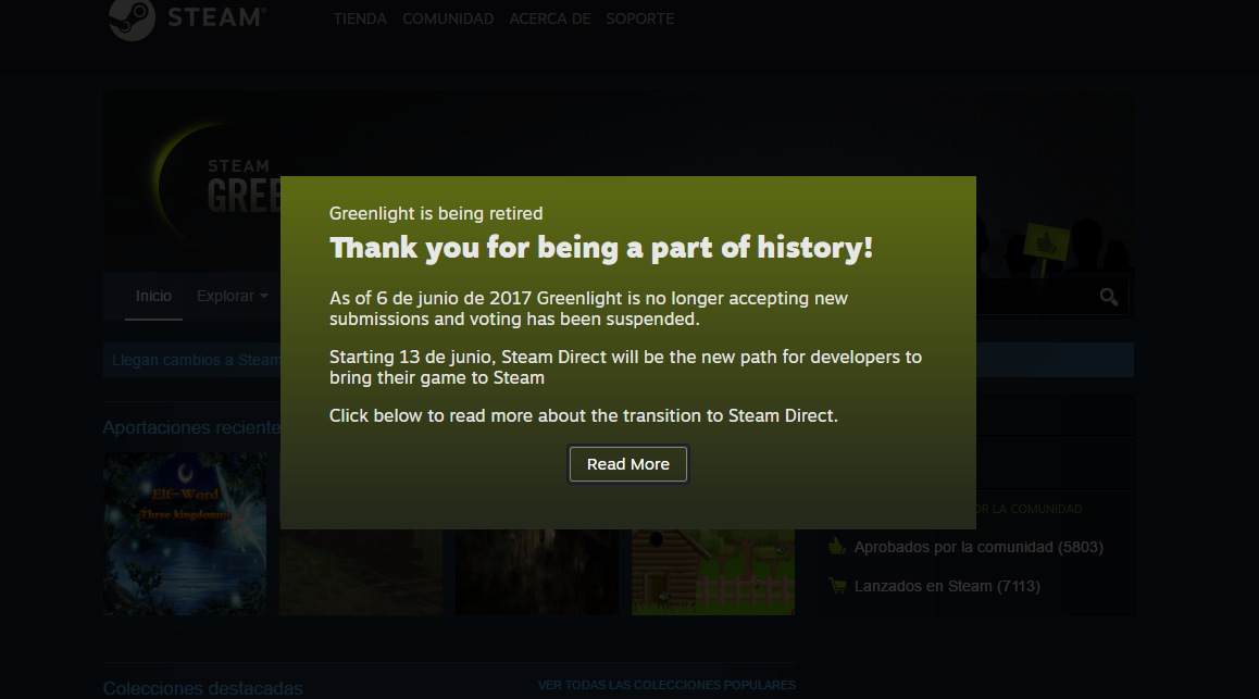 Se acabó Steam Greenlight. Steam Direct arranca el 13 de junio