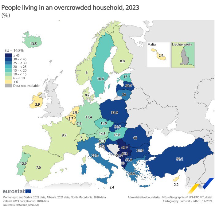 España había evitado el hacinamiento que sufren otros países de Europa. Hasta que la vivienda se ...