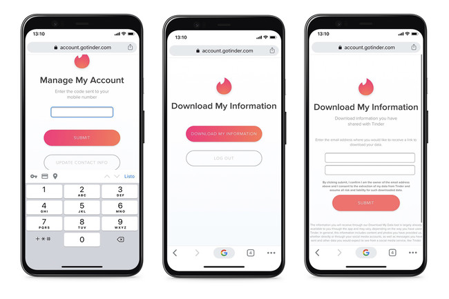Cómo descargar un informe con todos tus datos de Tinder
