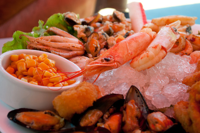 Crustáceos y mariscos: buenas fuentes de calcio