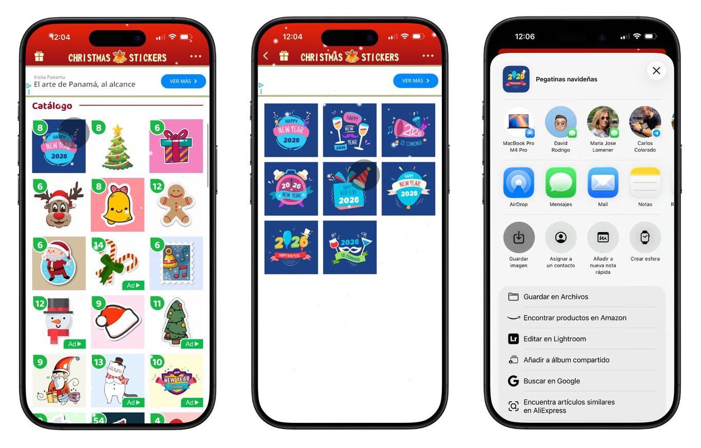 He encontrado la app de stickers de Año Nuevo definitiva. Es gratis, no ...