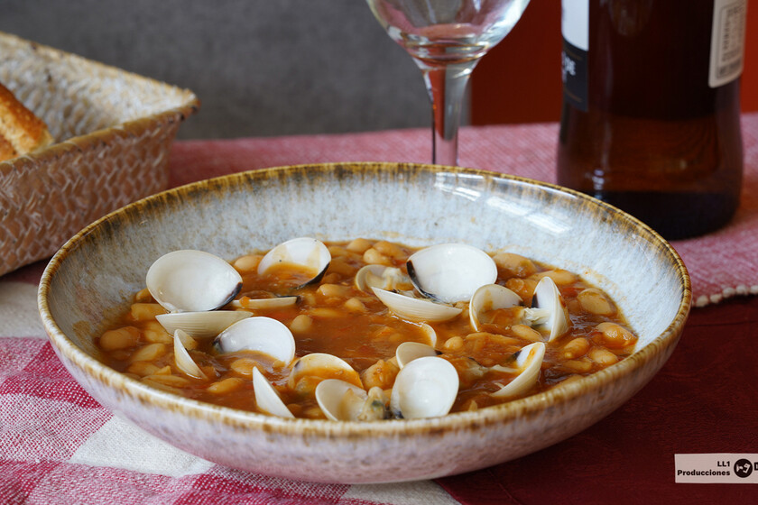 Receta de almejas con alubias: cocina tradicional, fácil, marinera y de ...