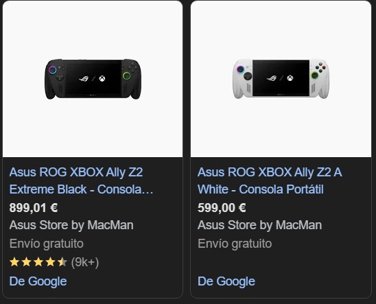 Despejada la mayor incógnita de las dos versiones de ROG Xbox Ally. Se ...