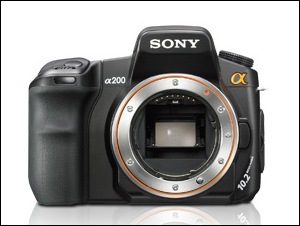 Nueva réflex de Sony: Alpha A200