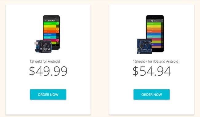 1Sheeld convierte a tu móvil en el escudo definitivo para Arduino