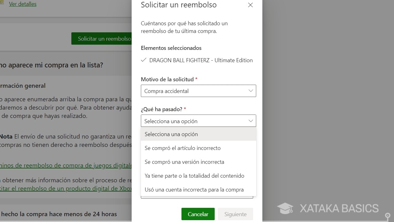 Cómo pedir la devolución de un juego digital comprado en Xbox