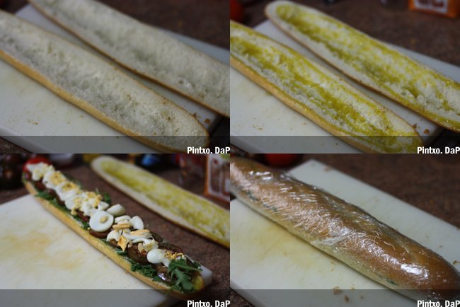 Receta de pan bagna